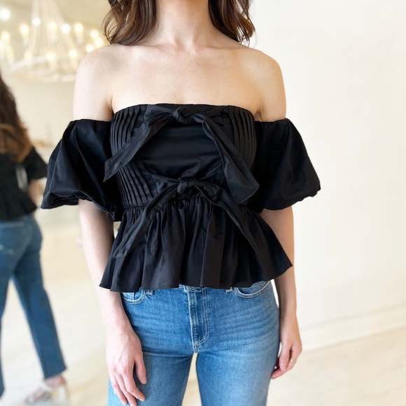 HUNTER BELL | Tops | Hunter Bell Rhea Top In Black | Poshmark